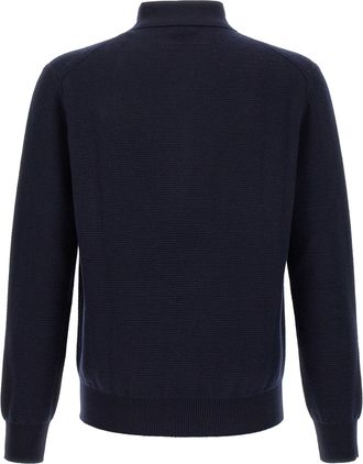 Ermenegildo Zegna Cashmere Polo Shirt - Navy