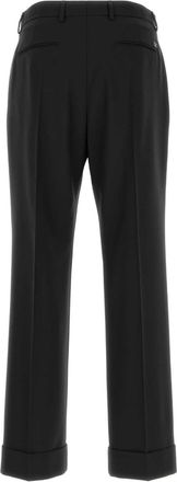 Valentino Garavani Nero Exterior: Virgin Wool Pantaloni Trousers