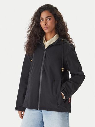 Hunter Regenjacke Originals HARW0004261 Schwarz Regular Fit