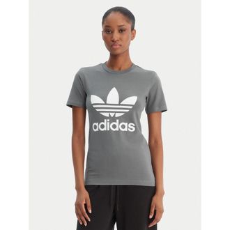 adidas T-Shirt adicolor Classics Trefoil GN2903 Grau Regular Fit