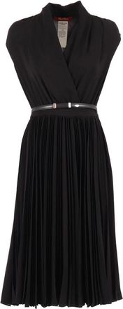 Max Mara Femme, Robes, Noir, Taille: 42 FR Albino Midi Dress