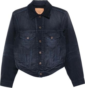 Balenciaga Jacke mit Kn&ouml;pfen - Blau
