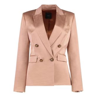Pinko Satin-Blazer - - Jackets - Damen - Rosa - S