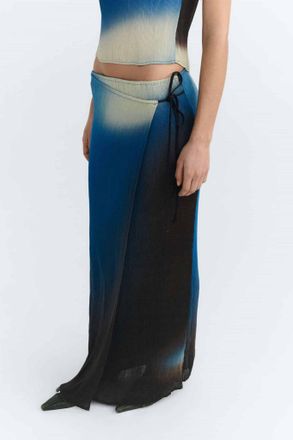 Thinking Mu Thinking MU Damen vegan Rock Pauline Blau/ Schwarz/ Creme