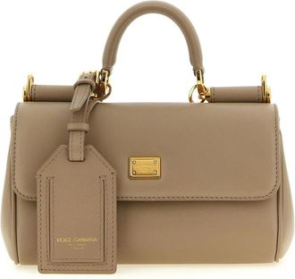 Dolce & Gabbana Sac Dauphine Main - Femme - Sacs - Beige - Taille: ONE Size