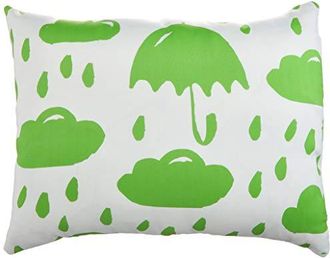 Bonamaison Le Jardin du Lin Kissenbezug Zierkissenbezug Petrol Grün-Weiß Kissenbezug, Für Bett, Auto, Sofa, Haus, Wohnzimmer, Schlafzimmer, Dekoration, 45x60 Cm 