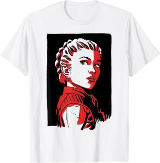 MARVEL Black Widow Yelena Belova Red Hue Portrait T-Shirt