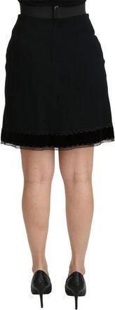 Dolce & Gabbana Femme, Jupes, Noir, Taille: 34 FR Short Skirts