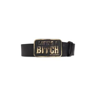 Dsquared2 Homme, Accessoires, Noir, Taille: 85 CM Leather Belt
