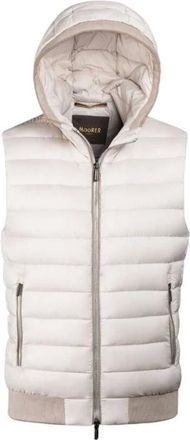 Moorer Homme, Vestes, Beige, Taille: XL Aqua Line Hooded Vest