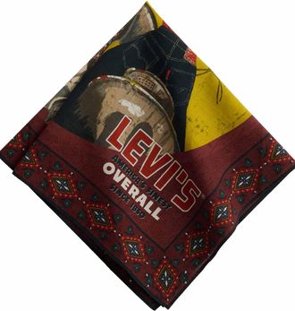 Levi's Neckwear, Sweethearts Bandana Tawny Port, One Size