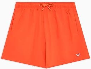 Emporio Armani Mid Boxer Maillot de Bain, Red.COM, L Homme