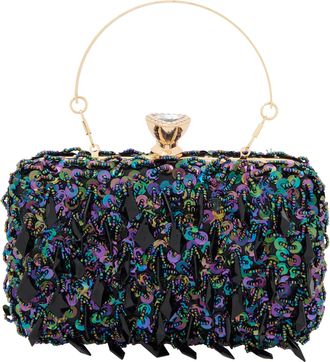 Faina Minaudi&egrave;re Minaudi&egrave;re Frauen blau mehrfarbig