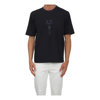 C.P. Company C.p. Company, Homme, Tops, Bleu, Taille: M T-Shirt