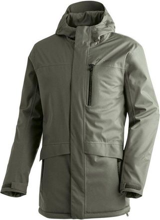 Maier Sports Winterjacke Peyor long warme Herren Regenjacke, wattierter Parka, wasserdicht + atmungsaktiv