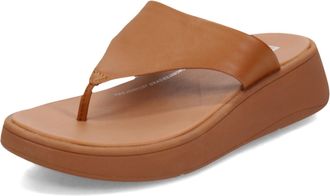 FitFlop Womens F-Mode Leather Flatform Sandal, Helles Hellbraun, 42 EU