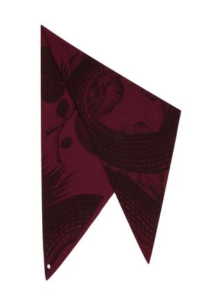 Friendly Hunting Friendly Hunting Dreieckstuch Aus Cashmere rot