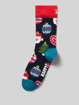 Happy Socks Socken mit weihnachtlichem Motivprint