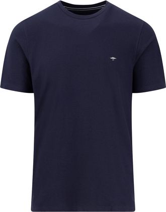 Fynch-Hatton T-Shirt aus 100% Baumwolle Casual-Fit Navy / 3XL