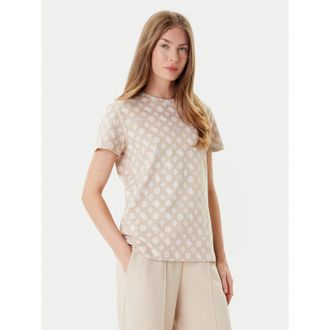 Guess T-Shirt V5YI04 I3Z14 Beige Regular Fit