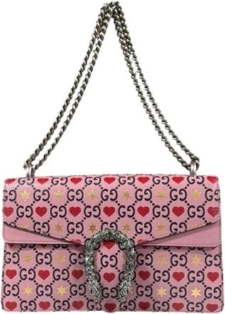 Gucci Sac bandouli&egrave;re vintage Pre-owned - Femme - Pre-owned - Rose - Taille: ONE Size
