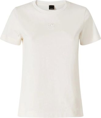 Pinko Pinko, Femme, Tops, Blanc, Taille: 42 FR Bussolotto T-shirt
