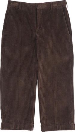 Moschino Femme, Pantalons, Brun, Taille: 36 FR Cropped Pantalons