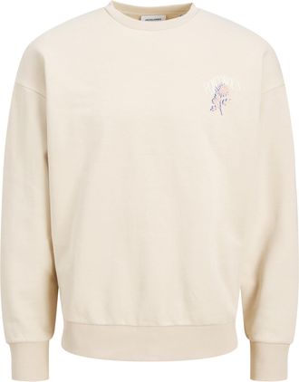 Jack & Jones Jjcharge Printed Sweat Crew Neck