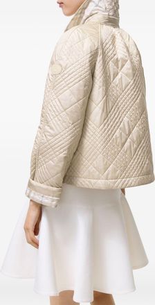 Burberry Quilted Nylon Jacket - Beige