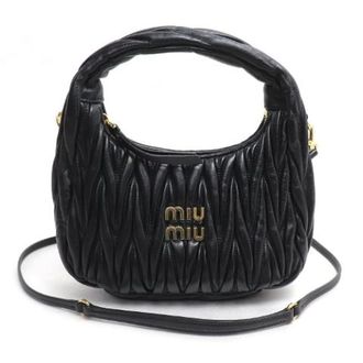 Miu Miu Sac &agrave; main en cuir Pre-owned - Femme - Pre-owned - Noir - Taille: ONE Size