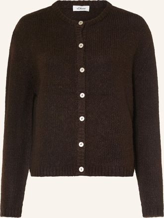 s.Oliver S.Oliver Strickjacke braun