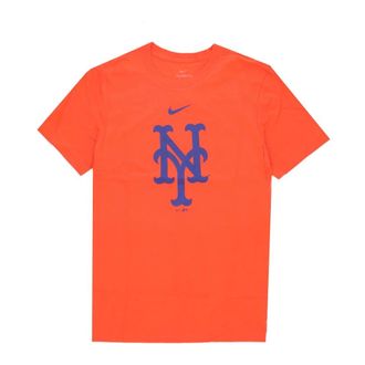Nike Homme, Tops, Orange, Taille: XL Tee-shirt MLB Grand Logo - New York Mets