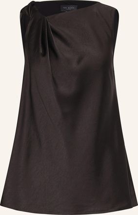Ted Baker Top Miona Aus Satin schwarz