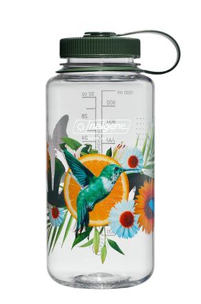 Nalgene 32oz Wide Mouth Citrus Hummingbird Sustain, Zitrone