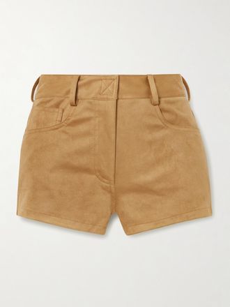 Norma Kamali Geb&uuml;rstete Shorts - Braun