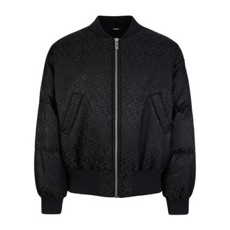 GCDS Monogram Bomber - - Jackets - Damen - Schwarzk - S