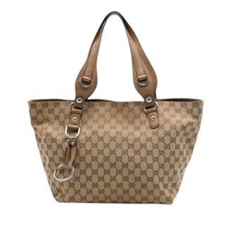 Gucci Sac fourre-tout en toile Pre-owned - Femme - Pre-owned - Beige - Taille: ONE Size