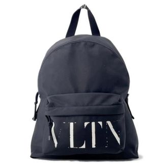 Valentino unisex, Pre-owned, Noir, Taille: ONE Size Pre-owned Nylon sacs-dos