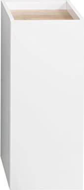 PELIPAL Badezimmerschrank Quickset 947 in Weiß Glanz/Rivera Eiche quer Nachbildung, 30 cm breit | Unterschrank mit 1 Tür und 1 Einlegeboden