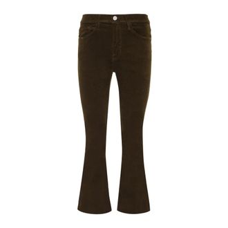 Frame Denim Femme, Pantalons, Brun, Taille: W30 Pantalon &Eacute;vas&eacute; en Velours C&ocirc;tel&eacute;