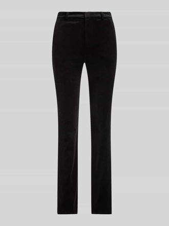 Lauren Ralph Lauren Regular Fit Hose mit Samtstruktur