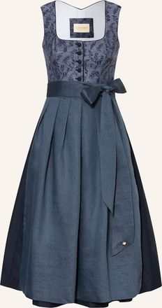 Alpenherz Alpenherz Dirndl Frederika Mit Leinen blau