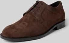 HUGO BOSS Schn&uuml;rschuhe aus echtem Rindsvelours Modell TAYIL