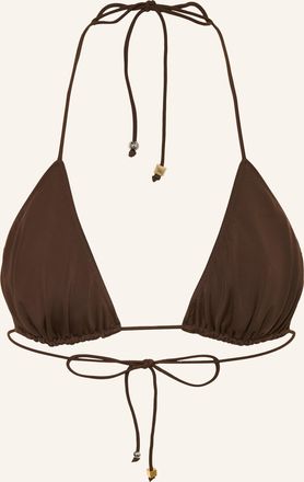 Jacquemus Jacquemus Triangel-Bikini-Top Le Haut De Plage braun