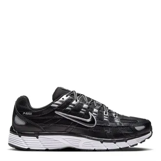 Nike P-6000 Sneaker f&uuml;r Herren, Klobiger Absatz (Schwarz/Wei&szlig;/Silber)