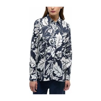 Eterna Damen, Blusen & Hemden, Blau, 4XLGr&ouml;&szlig;e