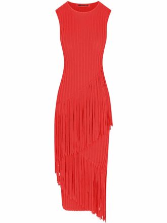 Simon Miller robe longue Spiral - Rouge