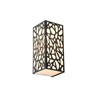 QAZQA nicole - Applique murale - 1 lumi&egrave;re - L 12.4 cm - Noir - Classique/Antique - &eacute;clairage ext&eacute;rieur