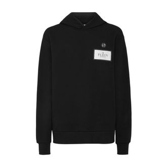 Philipp Plein Hoodie Sweatshirt LS - - Sweatshirts & Hoodies - Herren - Schwarzk - L