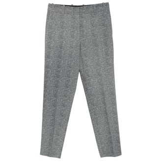 Ermanno Scervino Graue Herringbone-Muster Hose - - Trousers - Damen - Grau - XS